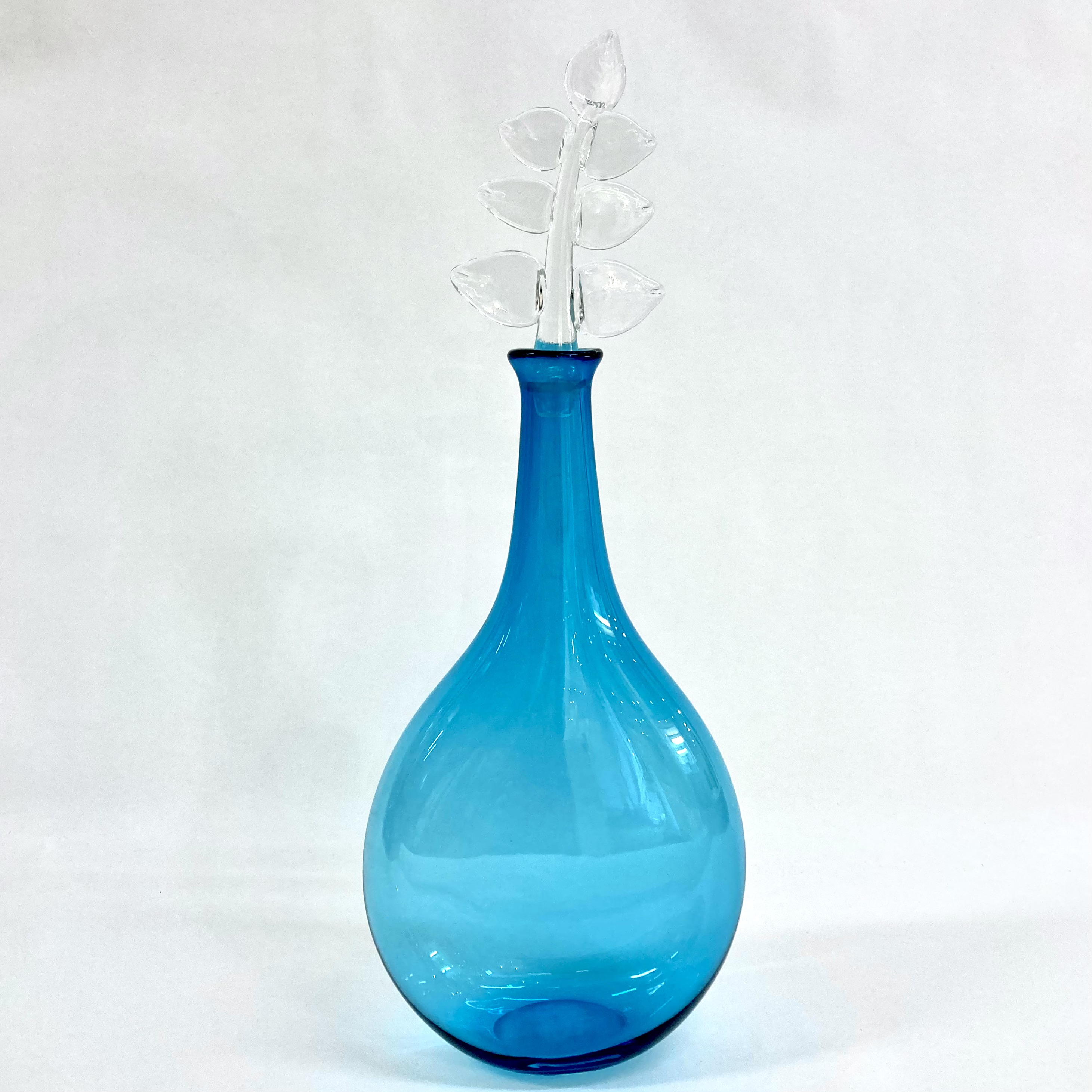 Leaf Bottle Large | Loco Glass Ltd - British Handmade Glass