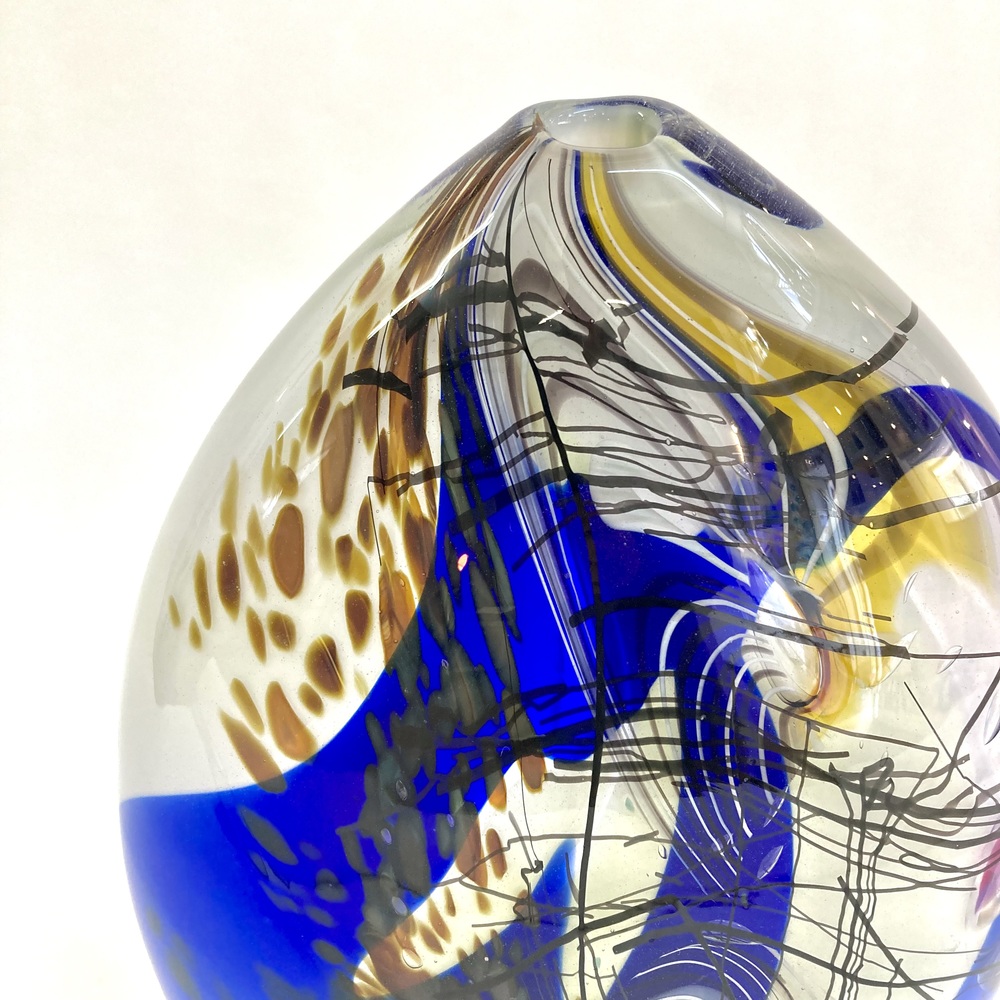 Colin Hawkins | Cobalt Essence | Loco Glass Ltd - British Handmade Glass