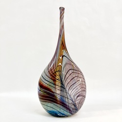 Colin Hawkins | Feather Bottle (With A Heart Of Glass Gallery) | Loco ...