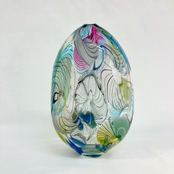 Colin Hawkins | Swirl Iii Sold | Loco Glass Ltd - British Handmade Glass