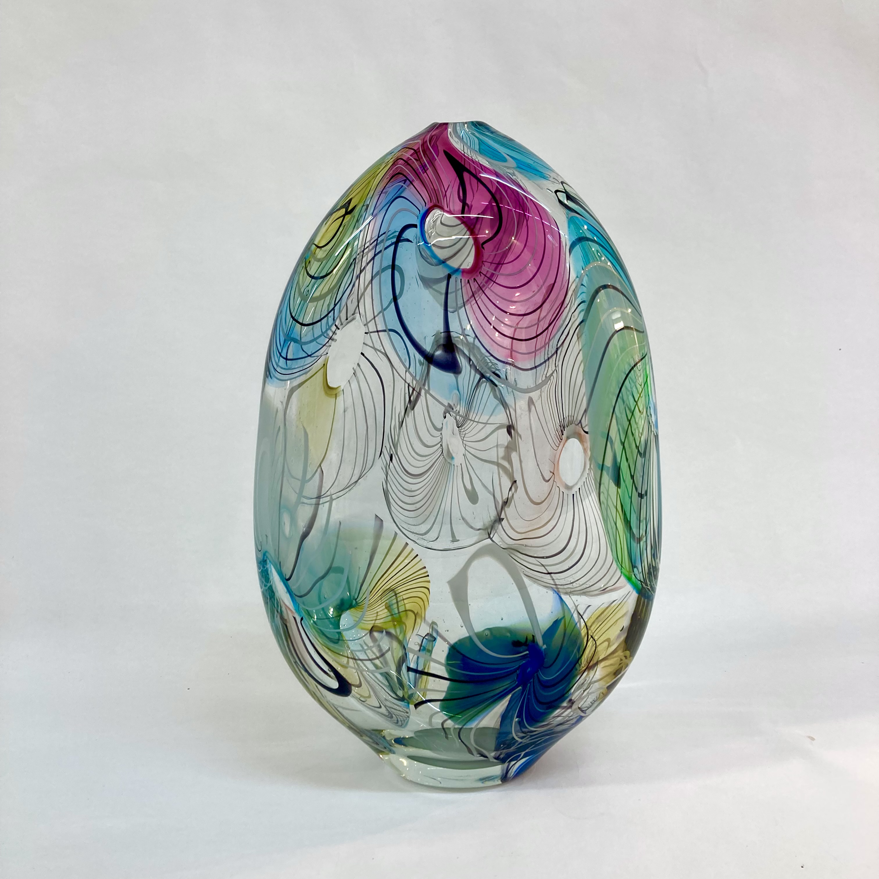 Colin Hawkins | Swirl Iii Sold | Loco Glass Ltd - British Handmade Glass
