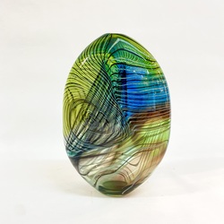 Colin Hawkins | Feather Obelisk (With A Heart Of Glass) | Loco Glass ...